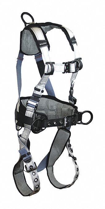 FALLTECH, Vest, Quick-Connect / Quick-Connect Buckles, Full Body ...