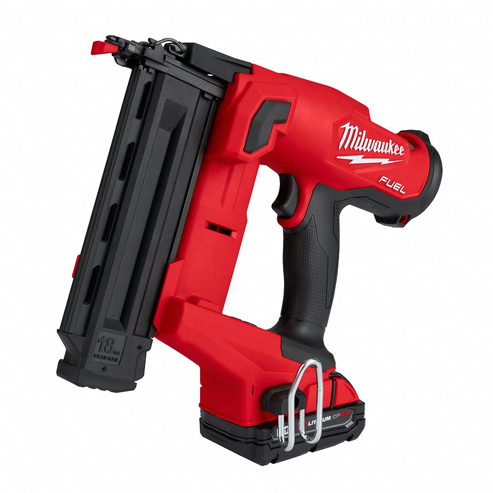 MILWAUKEE Nail Gun: Brad, Combo, For 18 ga Nail Gauge, For 0.04 in Nail ...