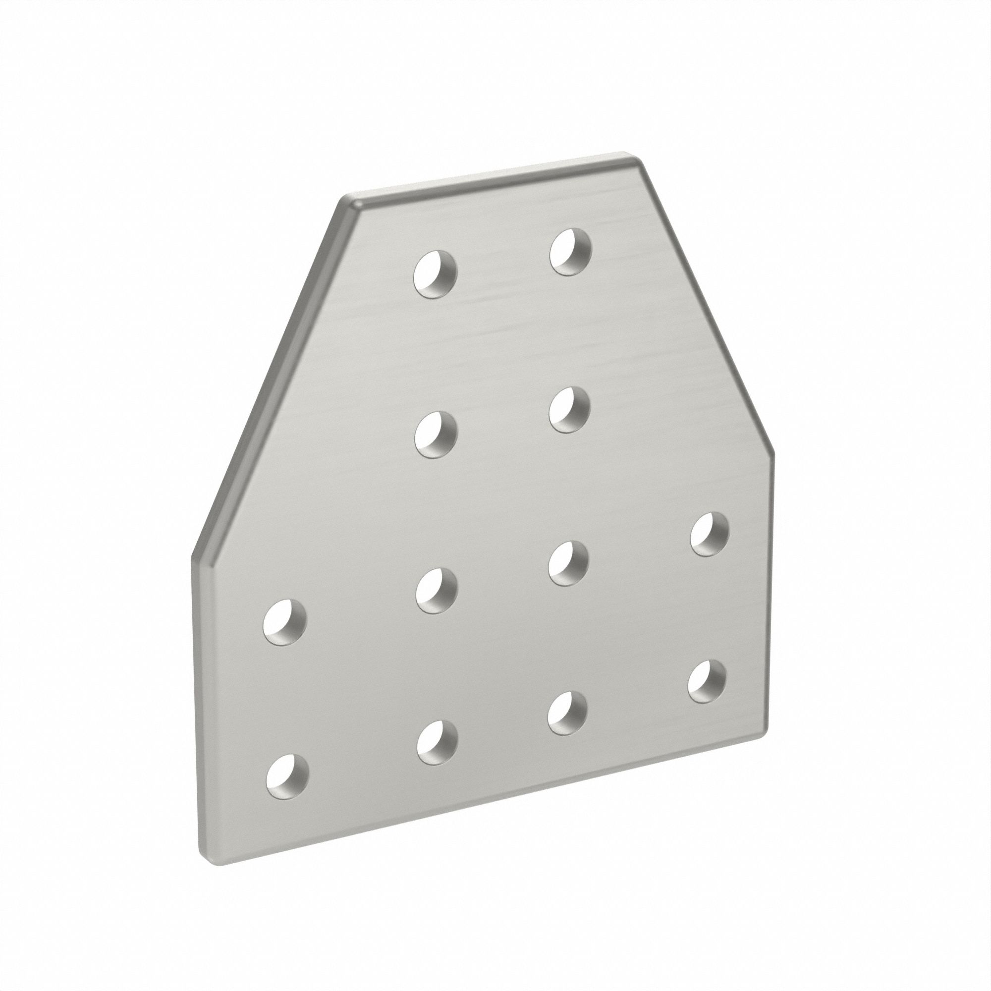 Tee Flat Plate, 78 mm x 78 mm x 4 mm, Joining Plate - 55MT50|093VT8080D ...