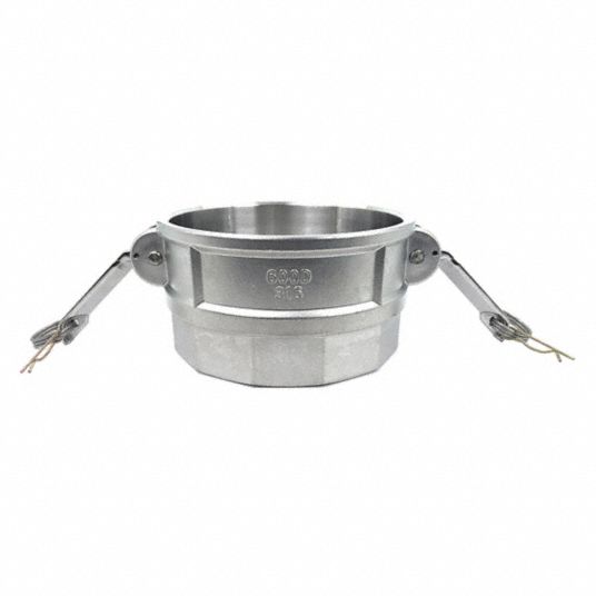 6 in Coupling Size, 6"-8 Thread Size, Cam and Groove Coupling - 55MW12 ...