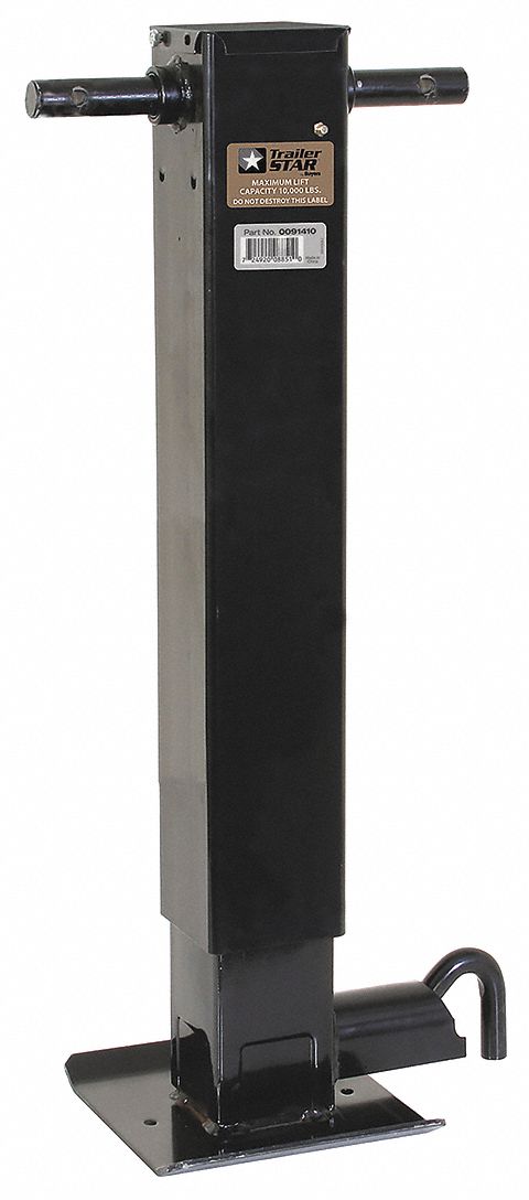 BUYERS PRODUCTS, Sidewind Trailer Jack, 12,000 lb Static Load Capacity ...