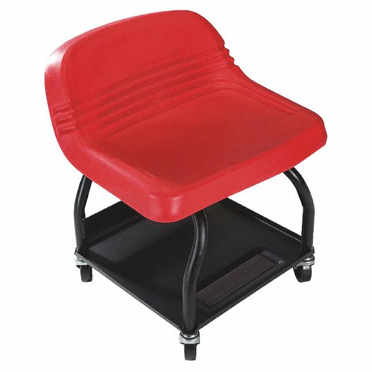 Heavy-Duty, Fixed, Mechanic Seat - 55NA32|HRSRED - Grainger