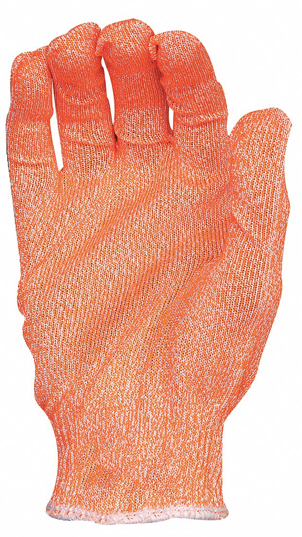 SUPERIOR GLOVE Knit Glove: M ( 8 ), ANSI Cut Level A5, Uncoated ...