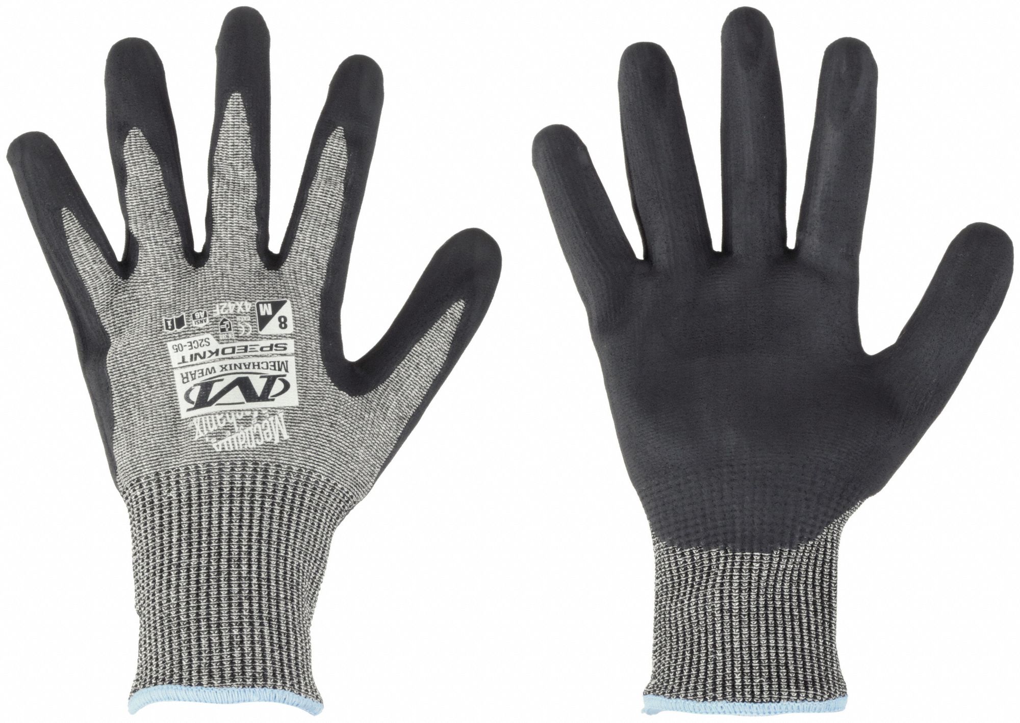 MECHANIX WEAR, L ( 9 ), ANSI Cut Level A6, Knit Gloves - 55NL59|S2CE-05 ...