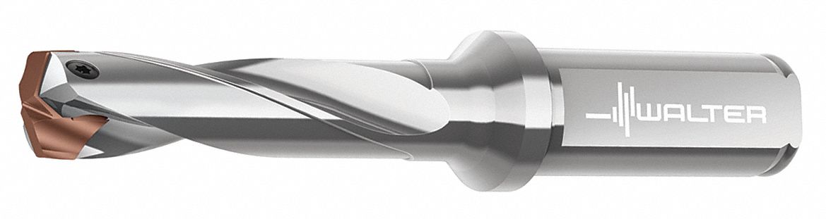 WALTER, 1-1/4 in Shank Dia., Indexable Insert Drill - 55NM27|D4140.03 ...