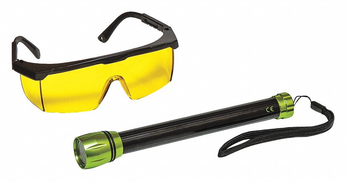 LEAKFINDER, Leak Detector UV Flashlight, A/C System/Coolant/Oil, UV ...