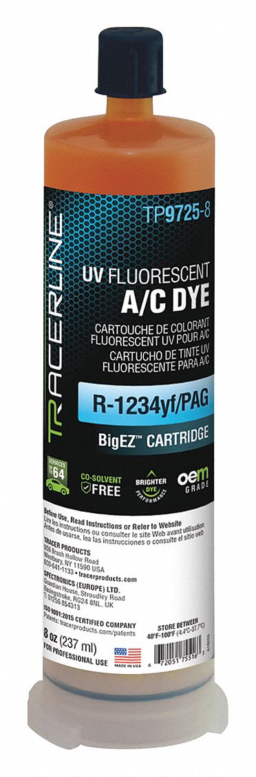 TRACERLINE, A/C Dye Refill, 6 Pieces, Universal Dye Cartridge - 55NP65 ...