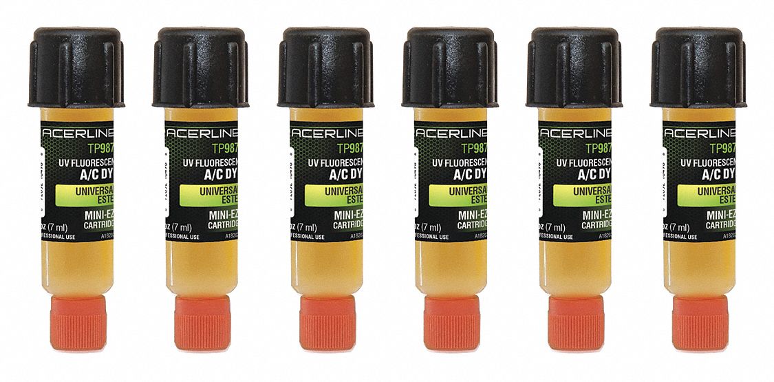 TRACERLINE, A/C Dye Refill, 6 Pieces, Universal Dye Cartridge - 55NP81 ...