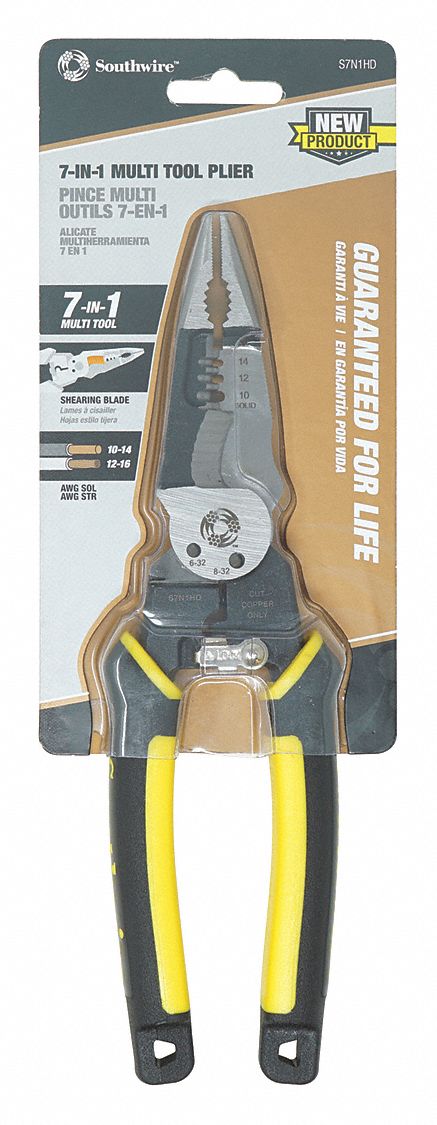 SOUTHWIRE, Multi-Tool Plier, 7 Tools, Multi-Tool - 55NP95|S7N1HD - Grainger