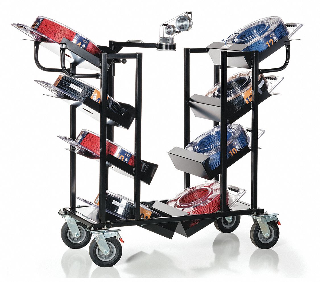 SOUTHWIRE, 600 lb Load Capacity, 8 Spindles, Wire Cart - 55NP99|CK-01 ...