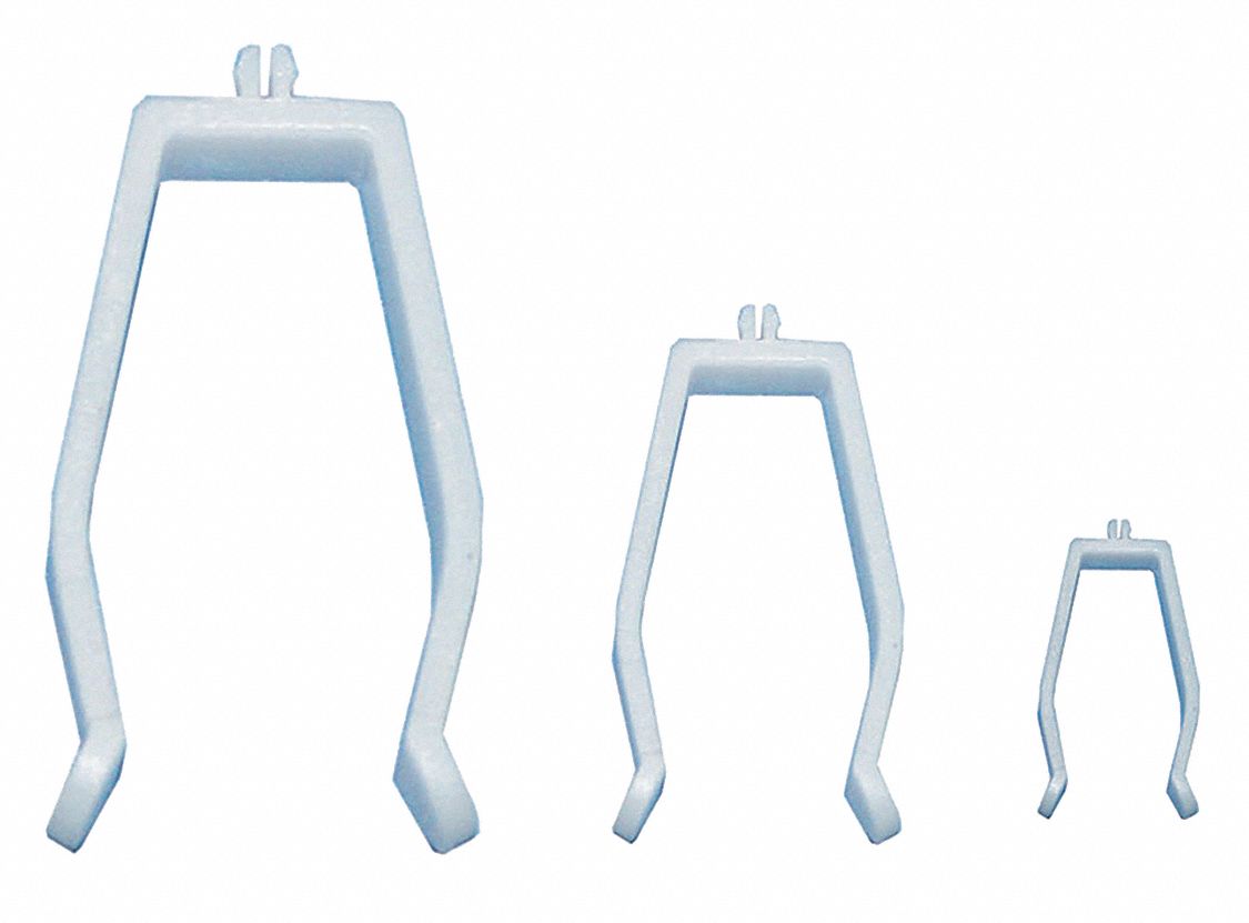 GLOBE SCIENTIFIC, GTR-HA, 8 3/4 in Overall Lg, Tube Holder Clips ...