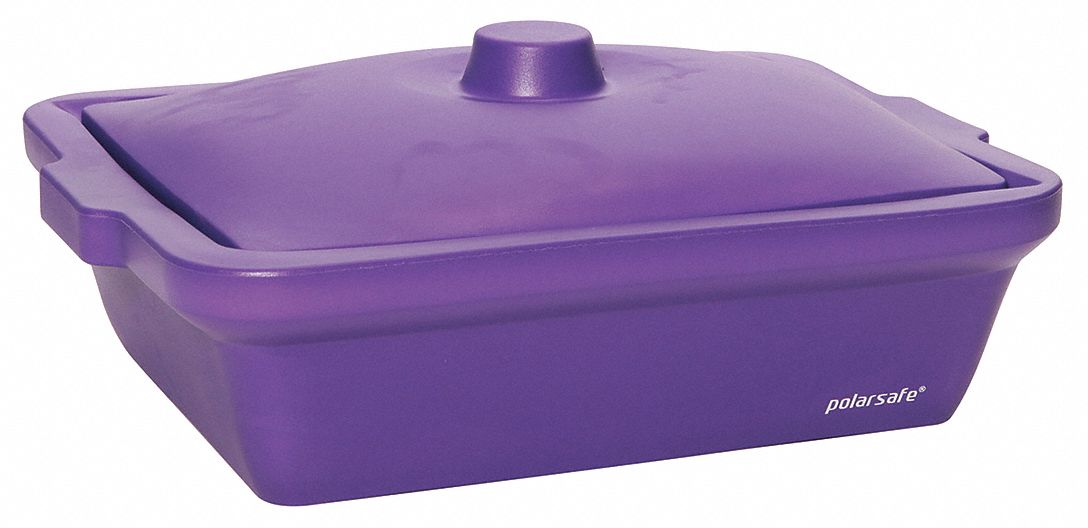 9 L Capacity, Rectangular, Ice Bucket with Lid - 55NV67|04393-81 - Grainger