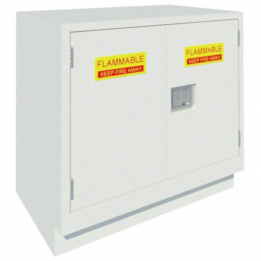 35 1/8 in Overall Ht, 22 in Overall Dp, Solvent Storage Base Cabinet ...