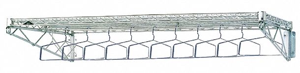 36 in Overall Lg, 24 in Overall Wd, Garment Rack - 55PA56|GRGRW2436S ...