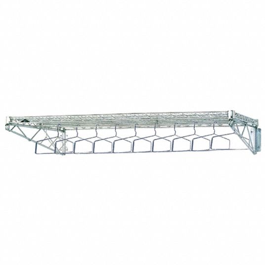 36 in Overall Lg, 24 in Overall Wd, Garment Rack - 55PA56|GRGRW2436S ...