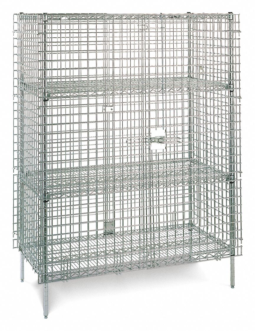 36 in Overall Lg, 24 in Overall Wd, Stationary Security Unit - 55PA68 ...