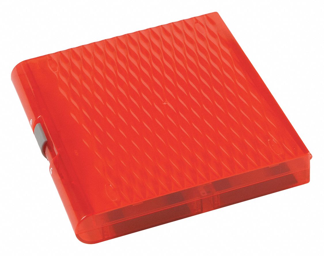 Plastic, 8.2 in Overall Lg, Slide Box - 55PR53|120579 - Grainger