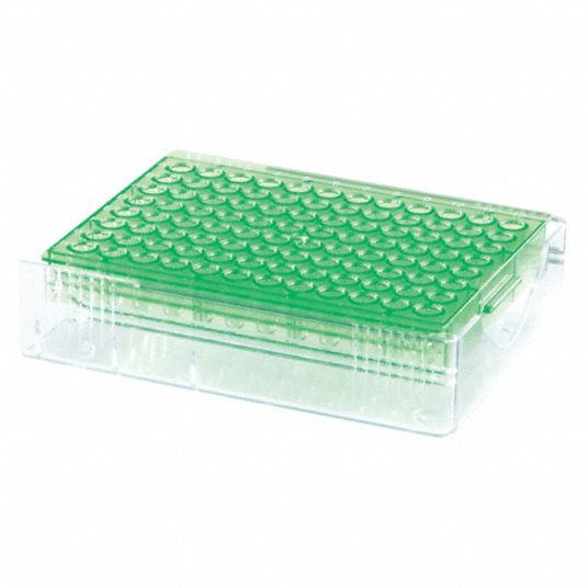 Polycarbonate (Lid), Green, Tube Rack - 55PR94|120540 - Grainger