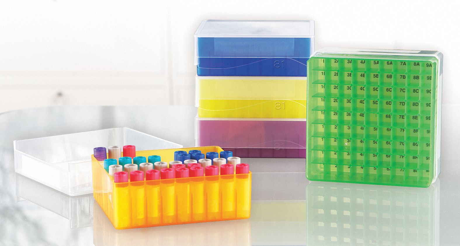 5 1/8 in Overall Wd, 1 7/8 in Overall Ht, Rectangular Storage Box ...