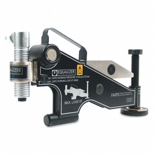 ENERPAC, 3 5/8 in Min Flange Thick, 9 in Max Flange Thick, Flange ...