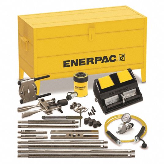 ENERPAC, 6 ton Capacity with Attachments, 2 in Stroke Lg, Hydraulic ...