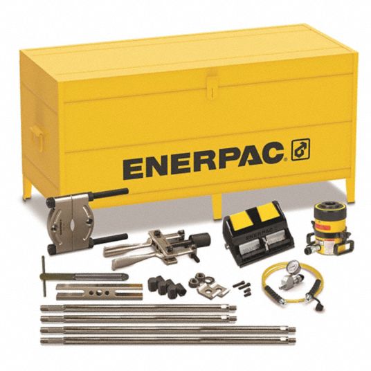 ENERPAC, 12.5 ton Capacity with Attachments, 3 in Stroke Lg, Hydraulic ...