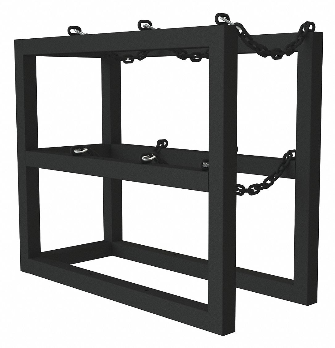 DURHAM MFG, Vertical, 16 in x 36 in x 30 in, Gas Cylinder Rack - 55PW87 ...