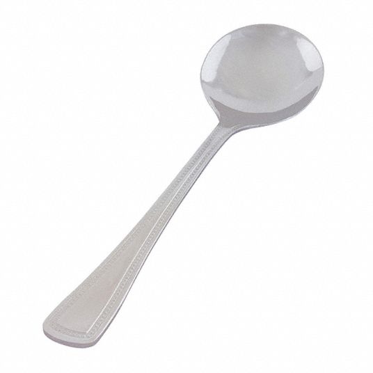 CRESTWARE, Contessa, 18/0, Bouillon Spoon - 55RR16|CON510 - Grainger