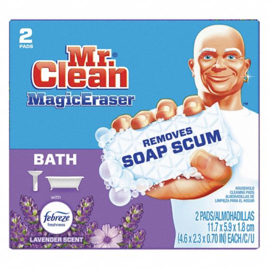 MR. CLEAN, Foam, 4 5/8 in Lg, Cleaning Pad - 55RT86|51107 - Grainger