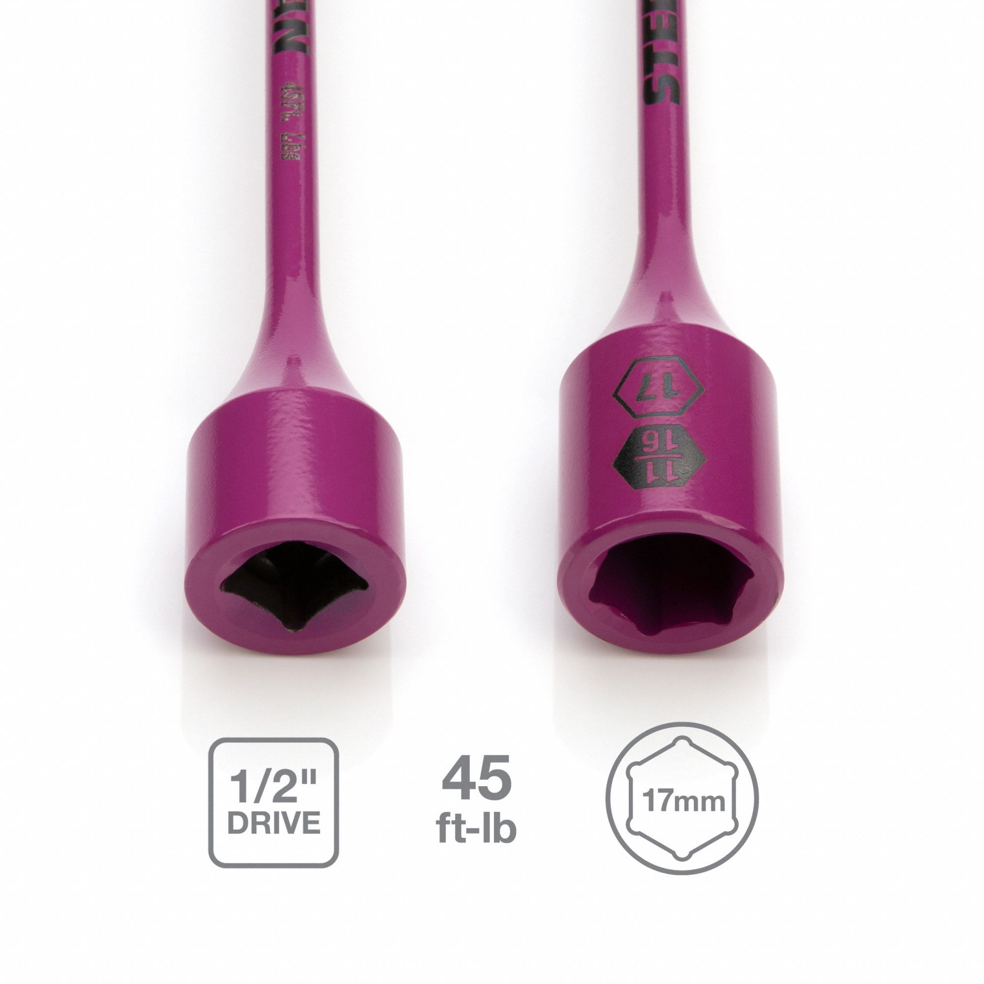 STEELMAN Torque Socket: Impact Wrenches, Alloy Steel, Torque Limiting ...