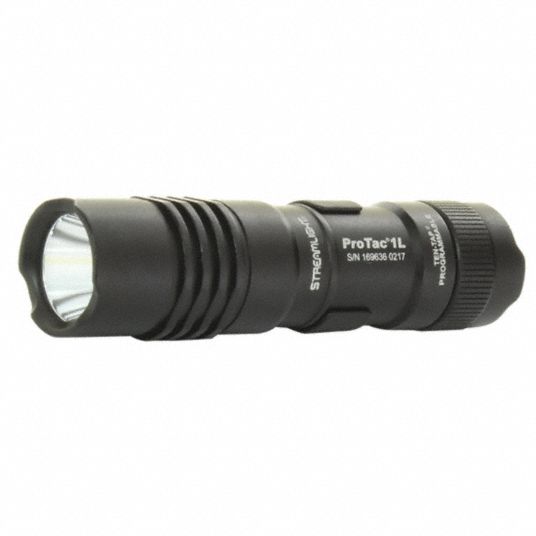 Tactical Mini Flashlight: 275 Max Lumens Output, Aluminum, CR123A ...