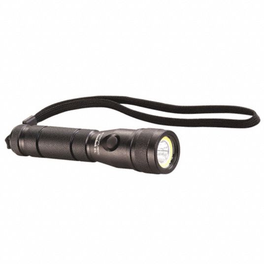 Industrial Handheld Flashlight: CR123A Battery, LED, 5.67 in Lg ...