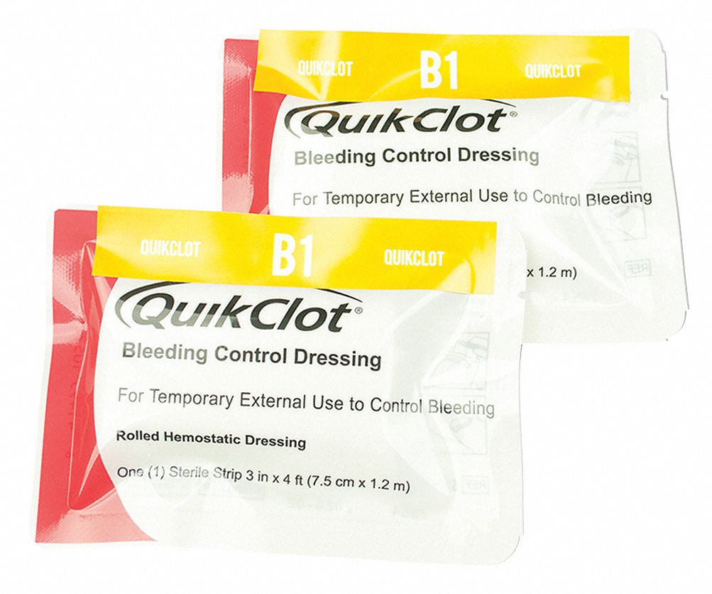 ZOLL, Bleeding Control Dressing - 55UX65|8911-000110-01 - Grainger