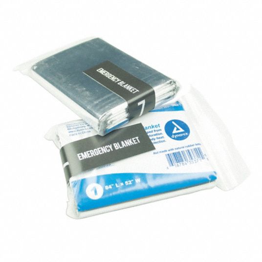 ZOLL, Poly-Film, Silver, Emergency Blanket - 55UX81|8911-000240-01 ...