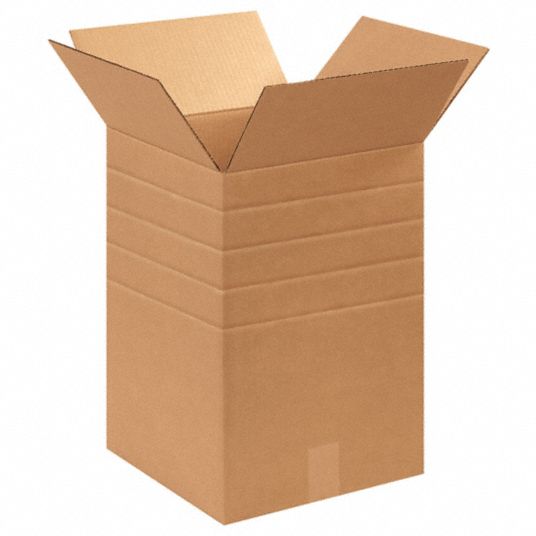 12 in Inside Lg, 12 in Inside Wd, Shipping Box - 55VG86|55VG86 - Grainger