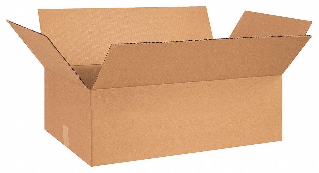 28 in Inside Lg, 18 in Inside Wd, Shipping Box - 55VJ13|55VJ13 - Grainger