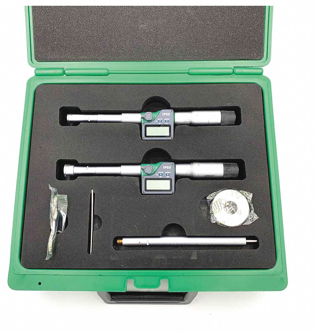 INSIZE, 0.5 in to 0.8 in /13 mm to 20 mm, 2 Micrometers, Digital 3 ...