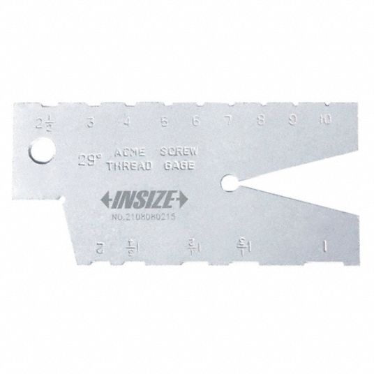 INSIZE, Steel, Thread Gauge - 55VN55|4812-E - Grainger