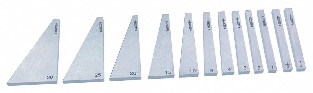 INSIZE, Steel, 76 mm L, Angle Plate Set - 55VN84|4003-10 - Grainger