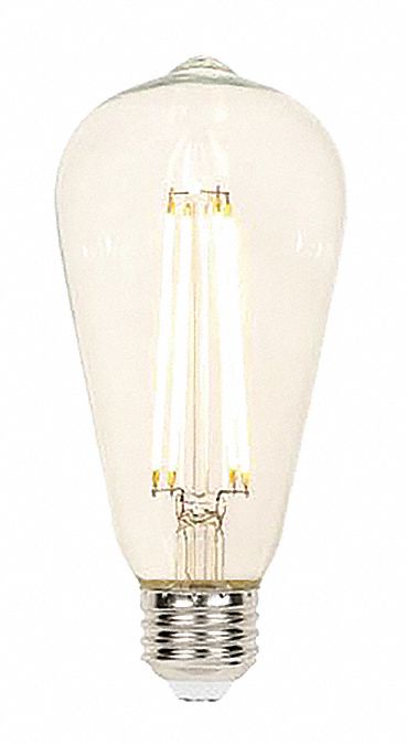 SHAT-R-SHIELD, Medium Screw (E26), LED, Compact LED Bulb - 55VR76 ...