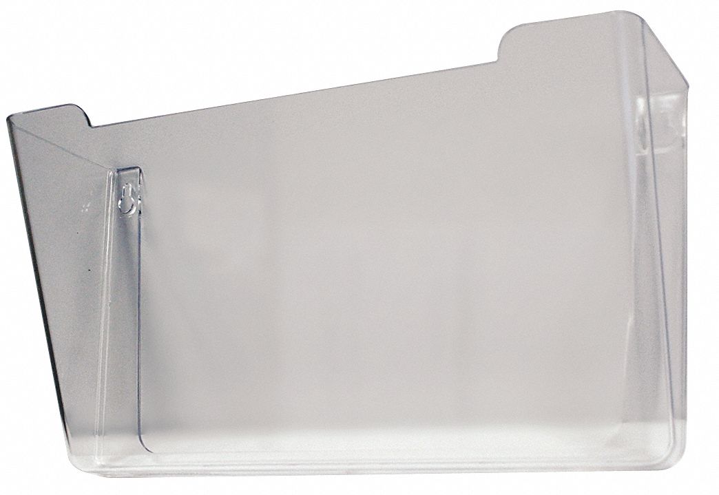 ABILITY ONE, 1 Compartments, Polycarbonate, Wall File - 55VR95|7520-01 ...