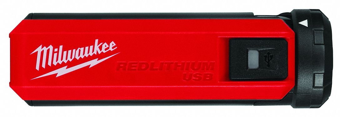 MILWAUKEE, 2,000 mAh Capacity, 1 Output Connectors, Rechargeable Power ...