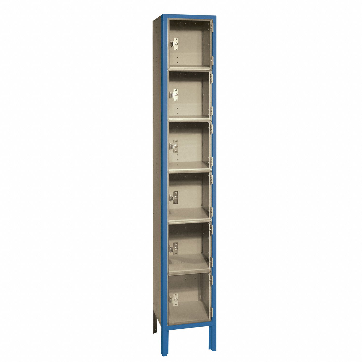 LYON Box Locker: 12 in x 12 in x 78 in, 6 Tiers, 1 Units Wide ...