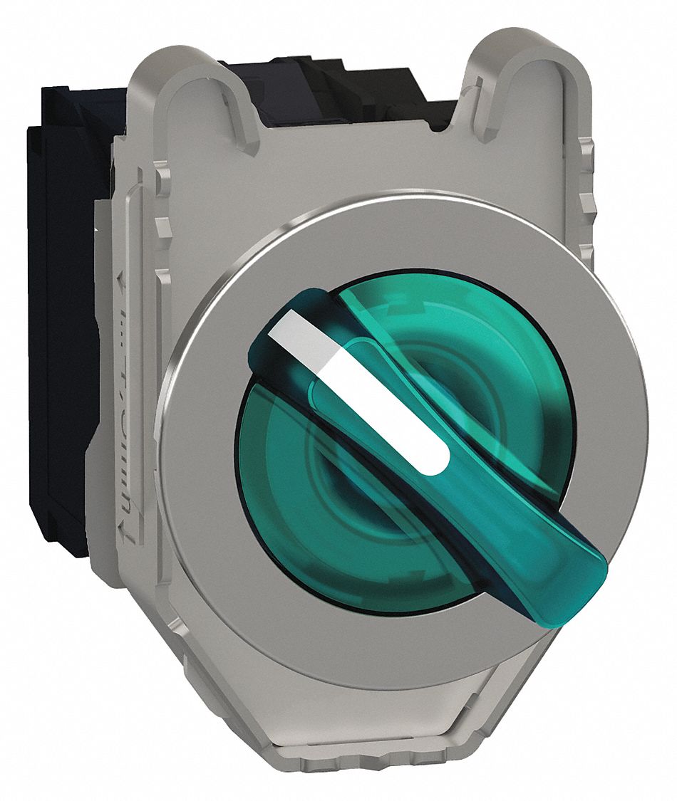 SCHNEIDER ELECTRIC, 30 mm Panel Mounting Size, 2 Positions, Selector ...