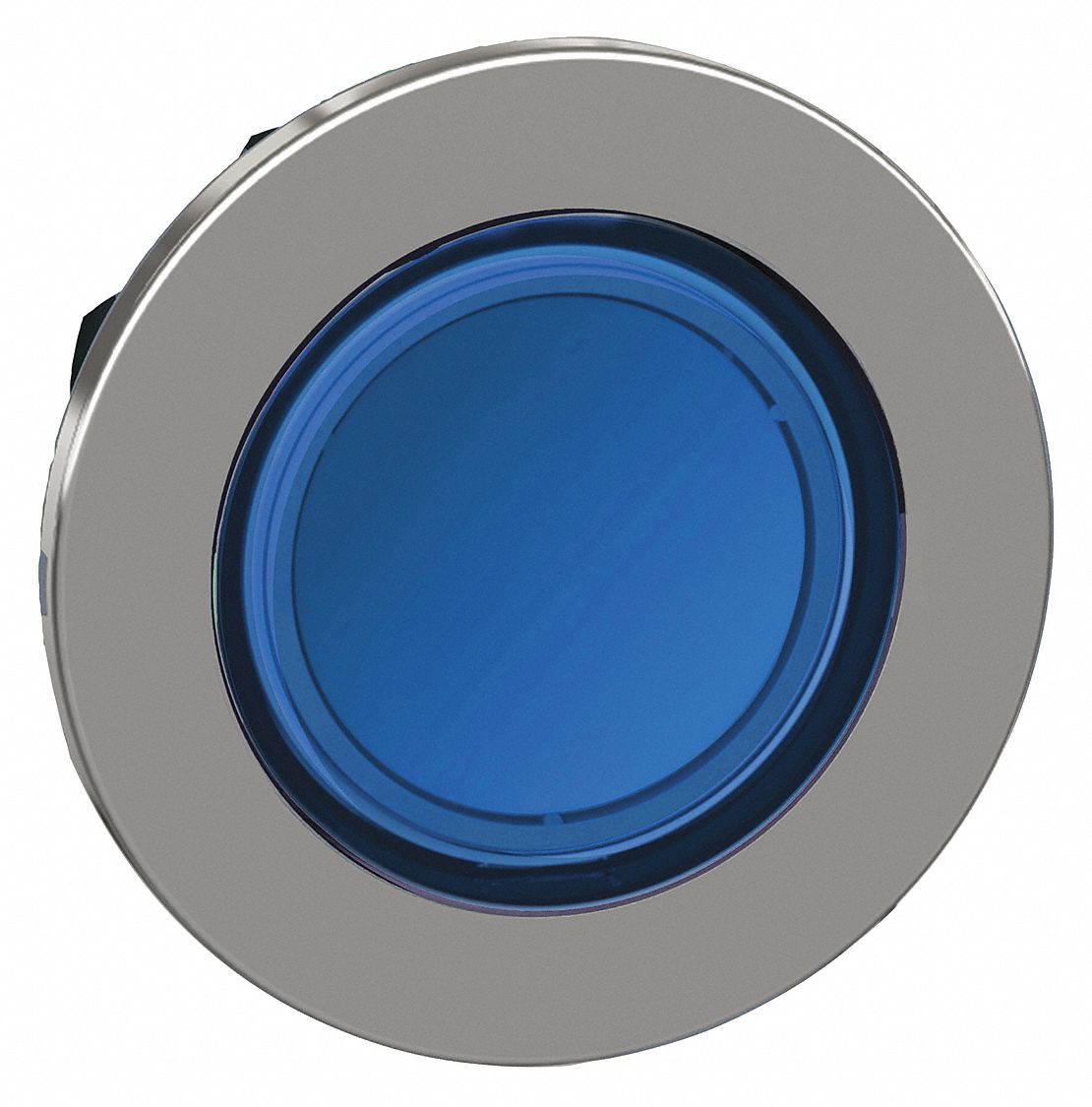 SCHNEIDER ELECTRIC, Blue, 30 mm Mounting Size, Flush Push Button ...