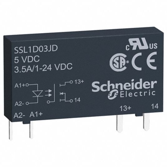 SCHNEIDER ELECTRIC, Socket/Surface Mounted, Relay - 55WM83|SSL1D03ND ...