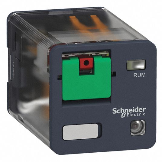 SCHNEIDER ELECTRIC Relay: 11 Pins - Relay, 3PDT, 10A @ 250/277V/5A ...