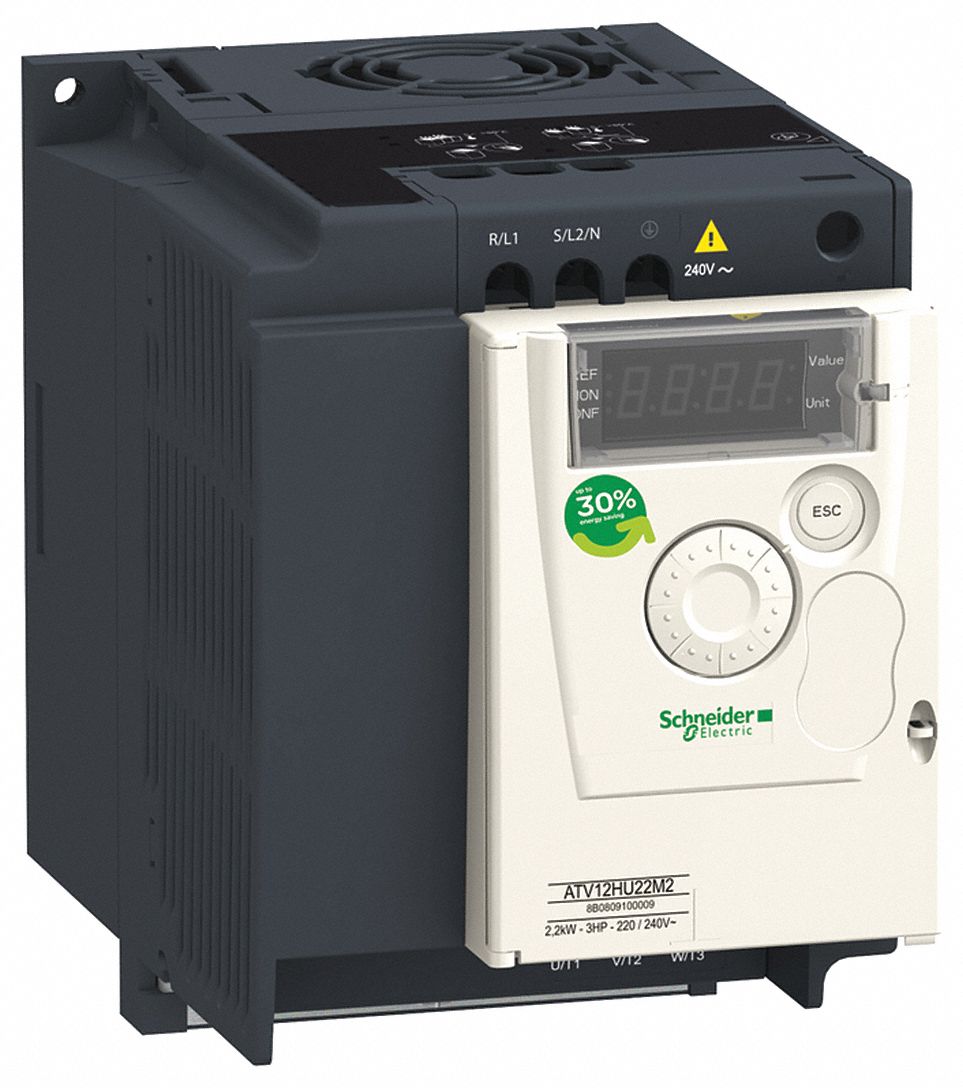 SCHNEIDER ELECTRIC Variable Frequency Drive: 200 to 240V AC, 2 hp Max ...