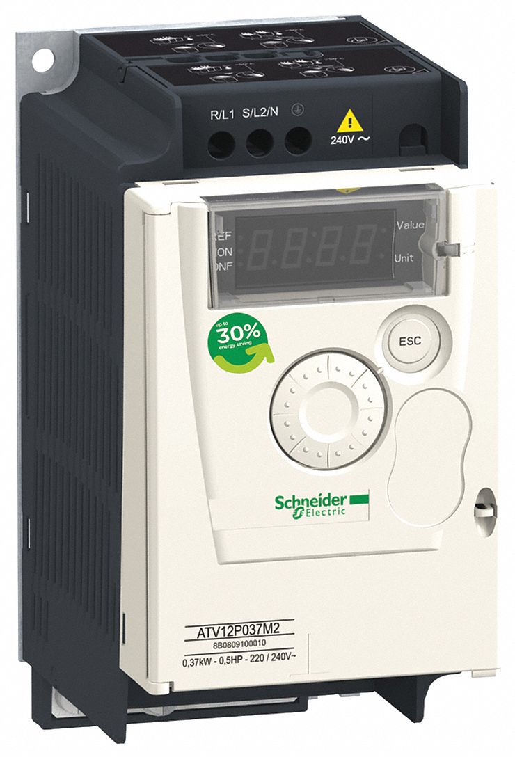SCHNEIDER ELECTRIC, 200 to 240V AC, 11/20 hp Max Output Power, Variable ...
