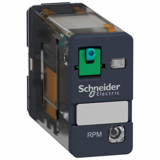 SCHNEIDER, Socket Mounted, 15 A Current Rating, Relay - 55WN48|RPM12ED ...